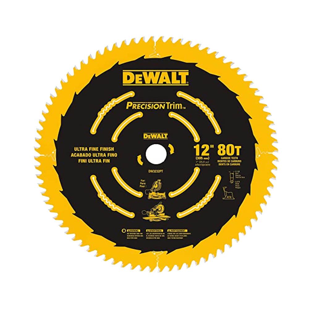 DISCO 12″ 80D ALTA PRECISIÃ“N MADERA DW3232PT – Importaciones Vega