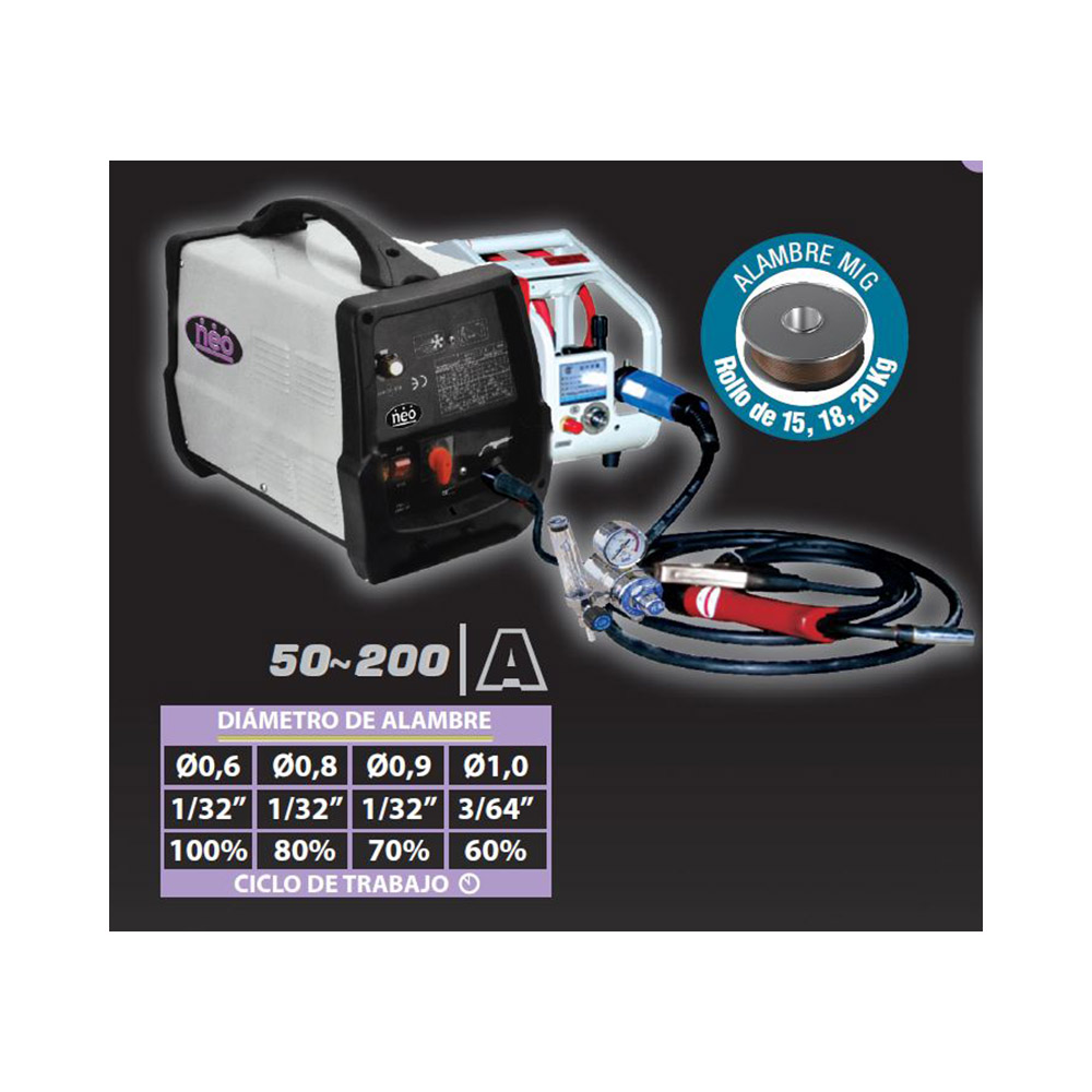 NEO INVERSOR MIG-MAG 8100W 220V IM 8200 AE/220M – Importaciones Vega