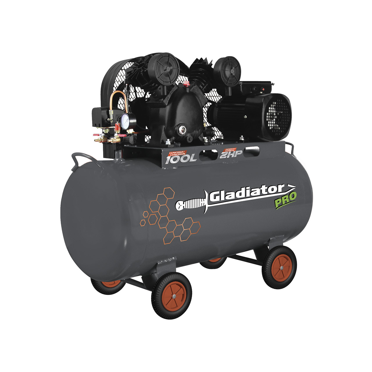 GLAD COMPRESOR 100L 2HP CE 7100/120/60 – Importaciones Vega